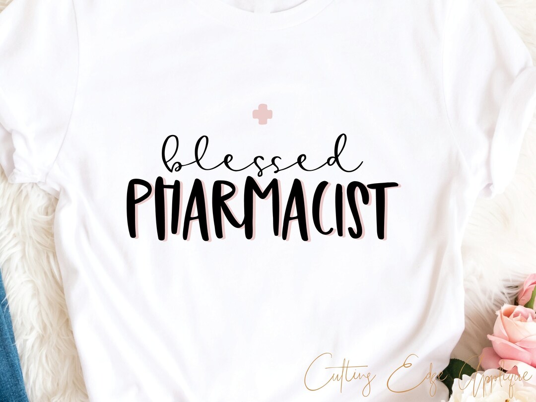Blessed Pharmacist Svg Cut File Thanksgiving Thankful Pharmd Rph Meds ...