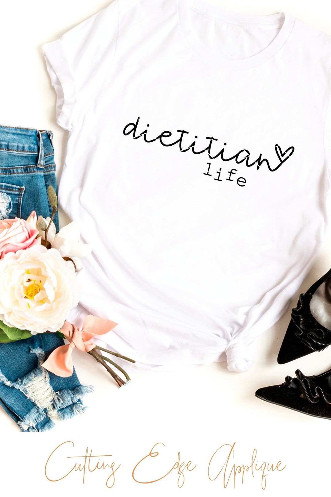 Dietitian Life Svg & Clip Art RD Svg Registered Dietitian Hand Lettered ...