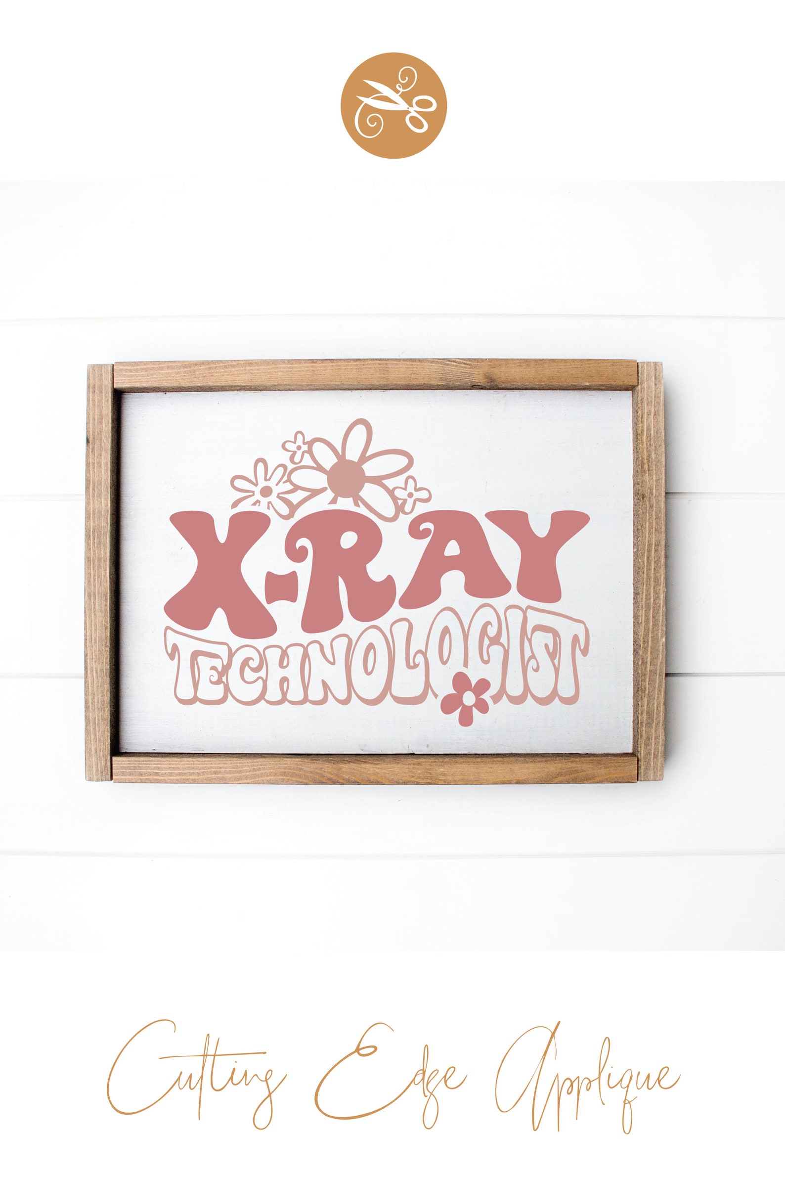 Retro X-ray Technologist Svg Cut File Xray Radiology Floral - Etsy