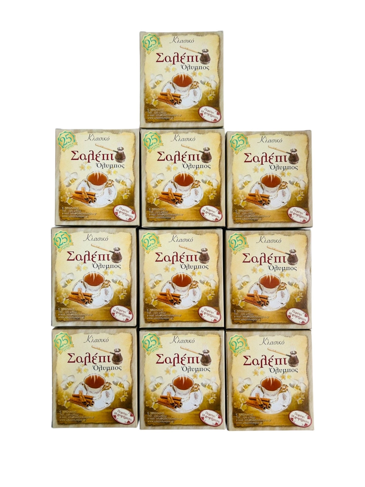 Combo Gift - Authentic Salep Drink - Salepi Olympos 1-100 Bags Classic ...