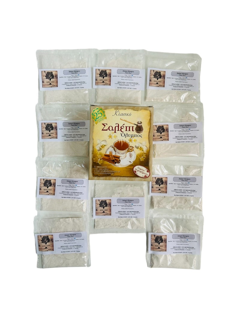 Combo Gift - Authentic Salep Drink - Salepi Olympos 1-100 Bags Classic ...