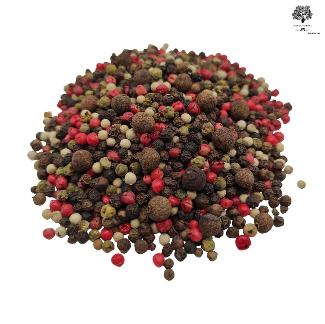 Whole Mixed Peppercorns | 40g(1.4 Oz) - 460g(16.3 Oz) | 5 Pepper Mix ...