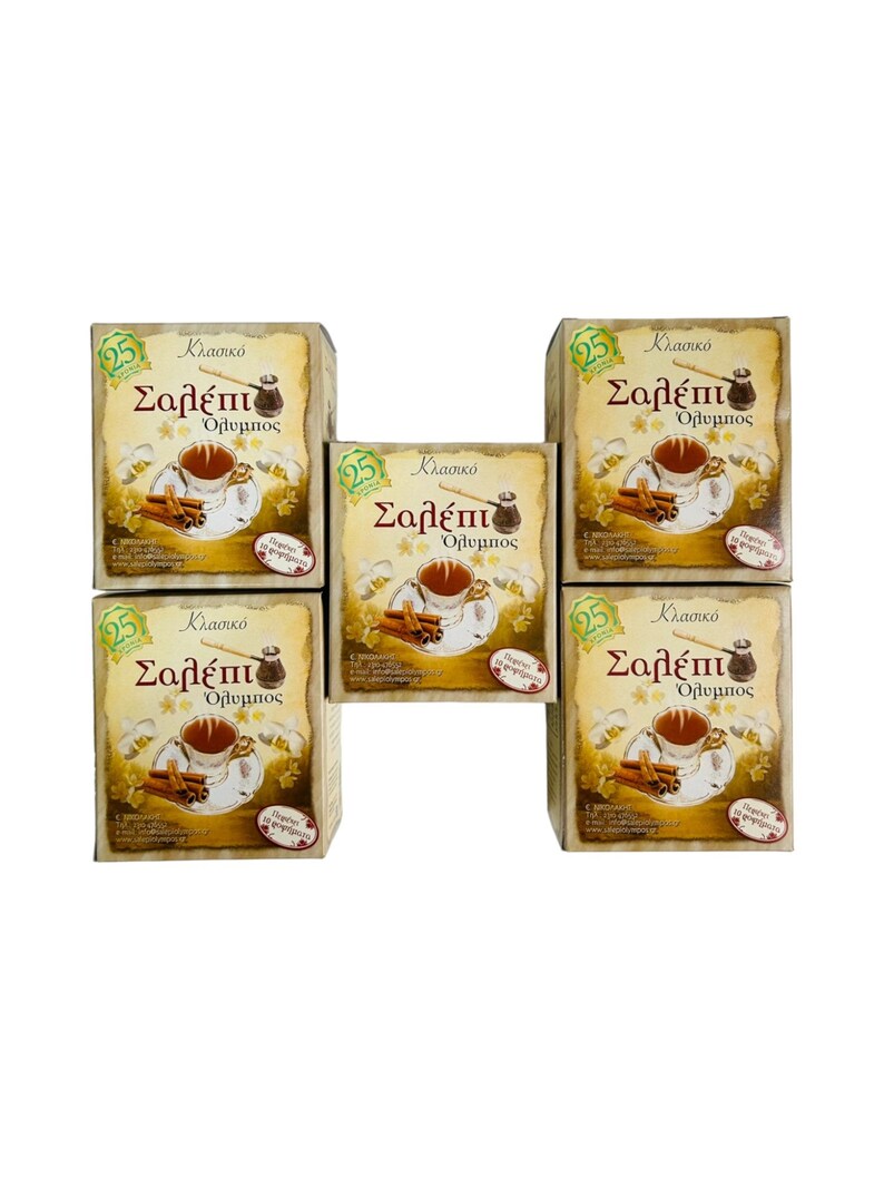 Combo Gift - Authentic Salep Drink - Salepi Olympos 1-100 Bags Classic ...