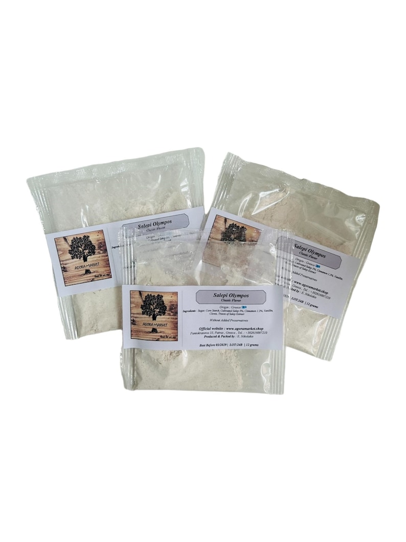 Combo Gift - Authentic Salep Drink - Salepi Olympos 1-100 Bags Classic ...