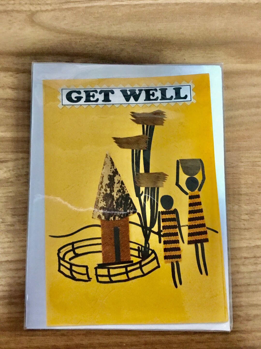 Yellow Get Well Card - Etsy