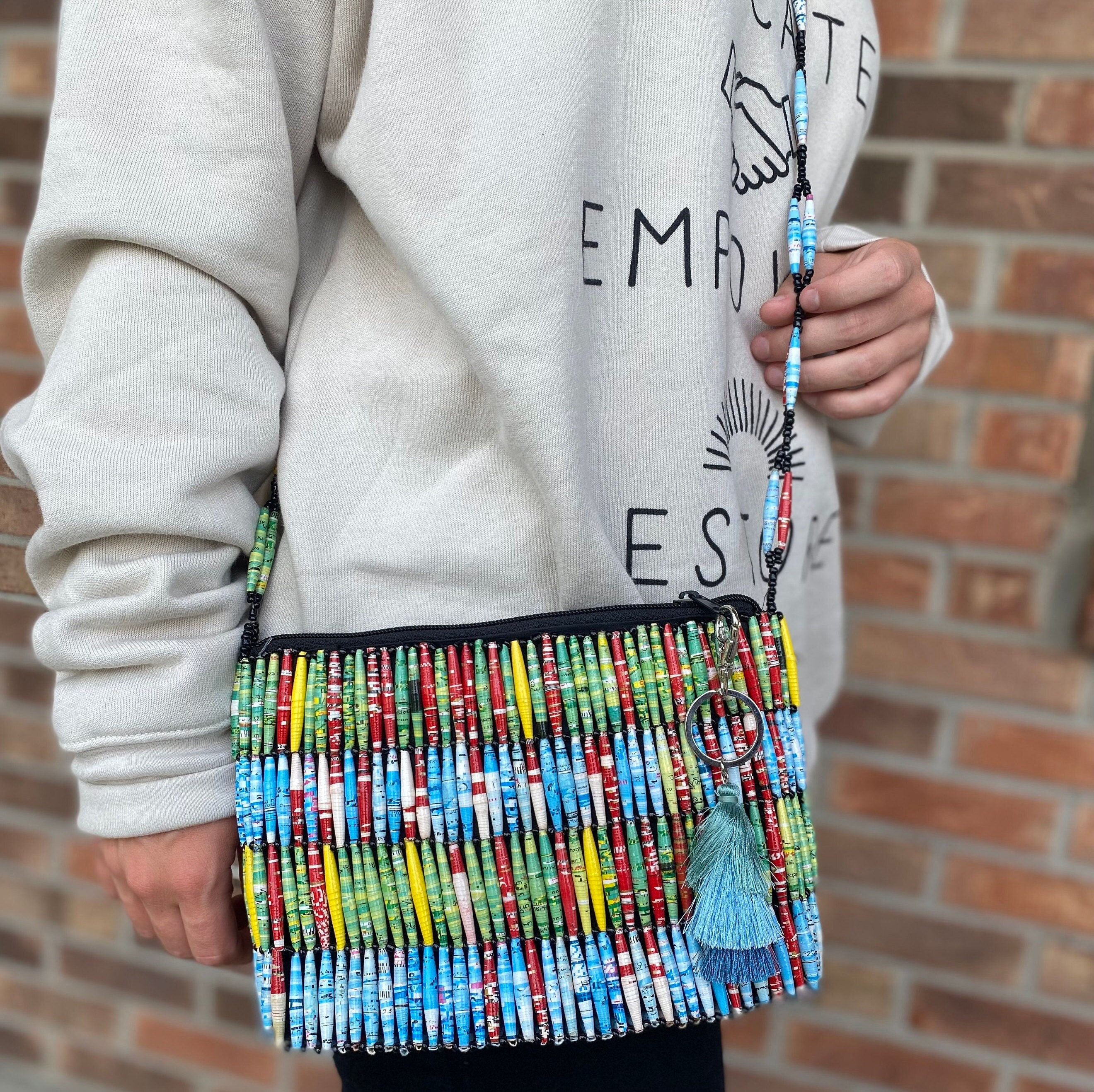 Paper Beaded Purse - Etsy