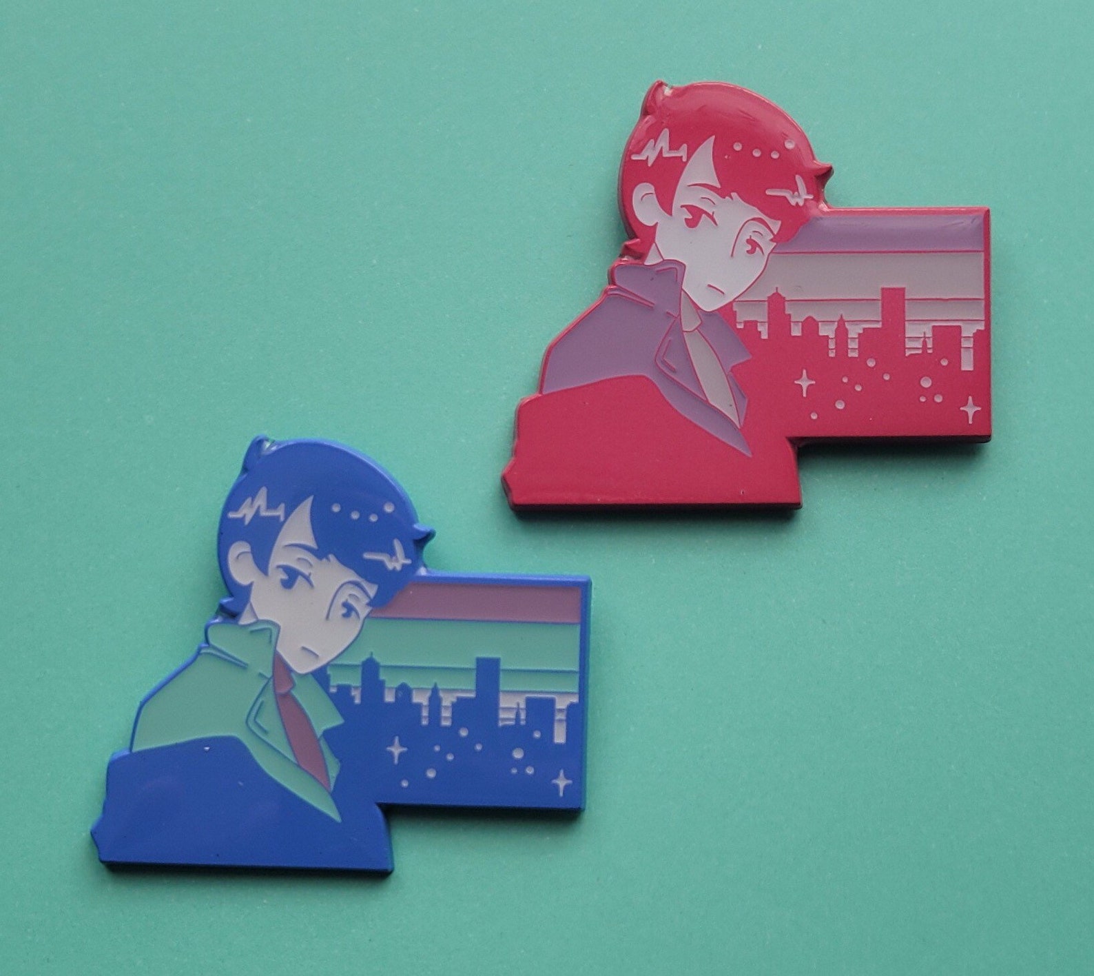 Future Funk Soft Enamel Pins - Nostalgic for Summer - Etsy