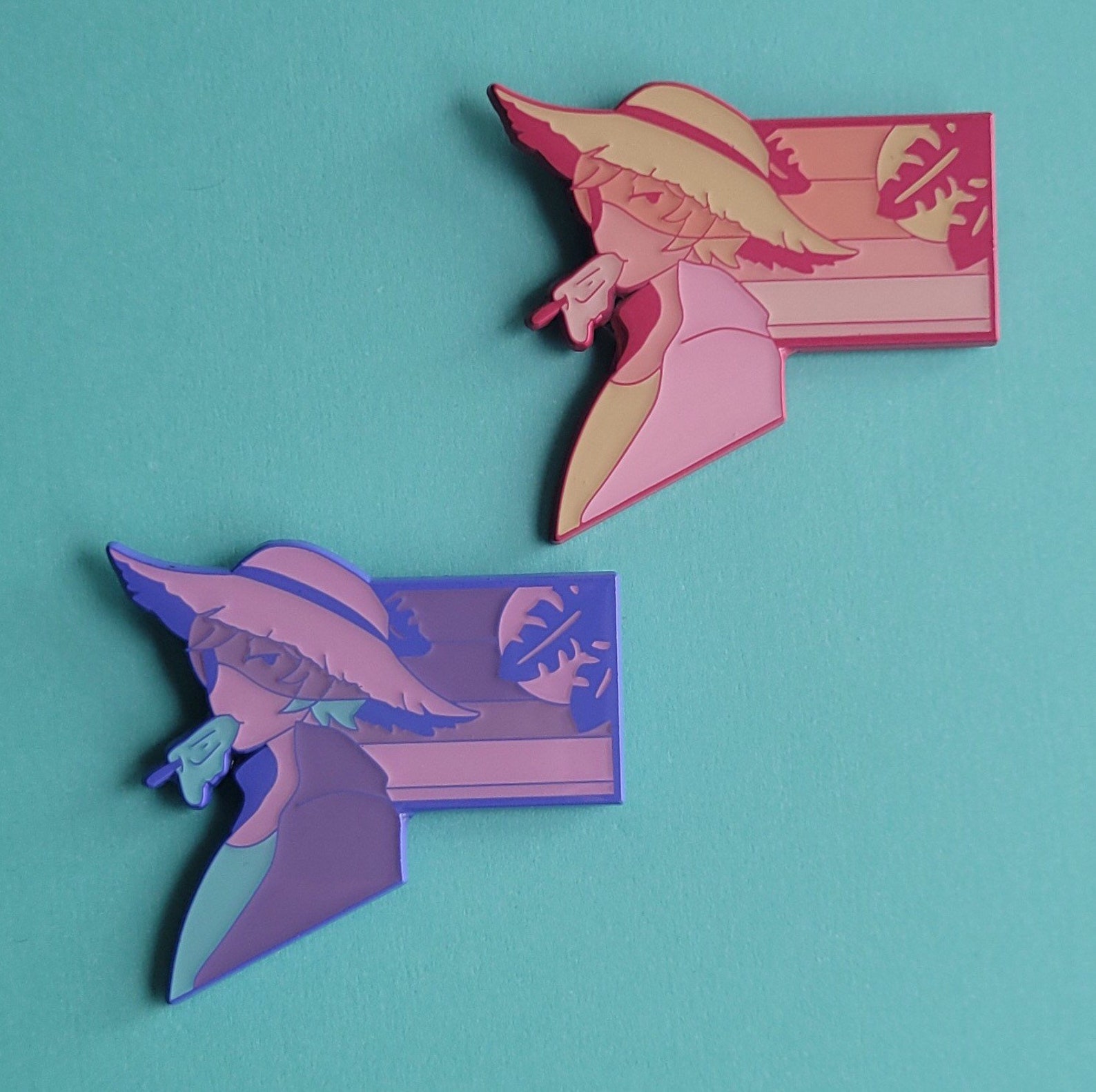 Future Funk Soft Enamel Pins - Nostalgic for Summer - Etsy