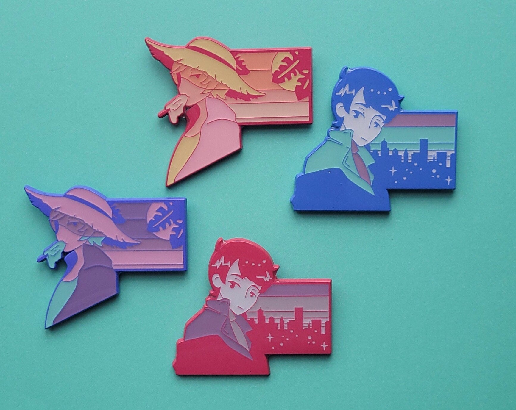 Future Funk Soft Enamel Pins - Nostalgic for Summer - Etsy