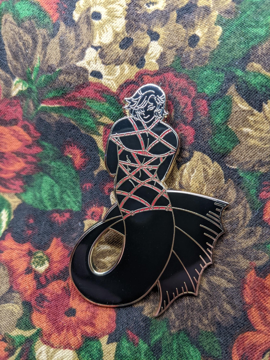 Catch of the Day Enamel Pin - Etsy