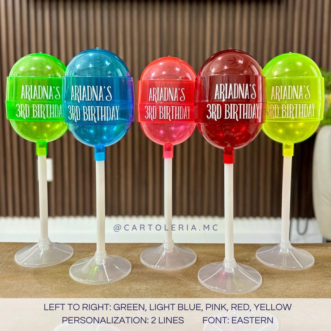 Giant Tutsi Pop With Base - Birthday Party Favors - Party Candy Bags ...