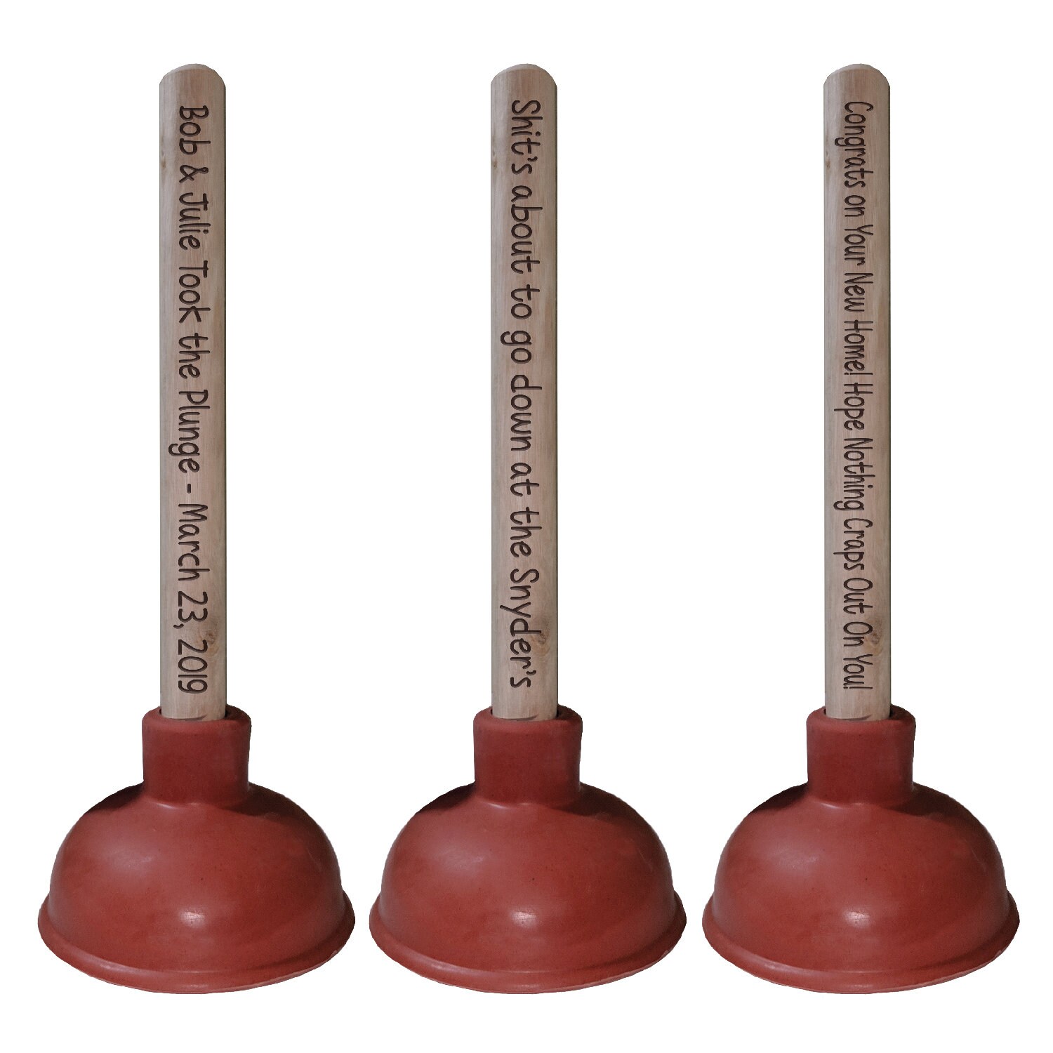 Funny Personalized Custom Small Drain Plunger for Any Occasion - Etsy