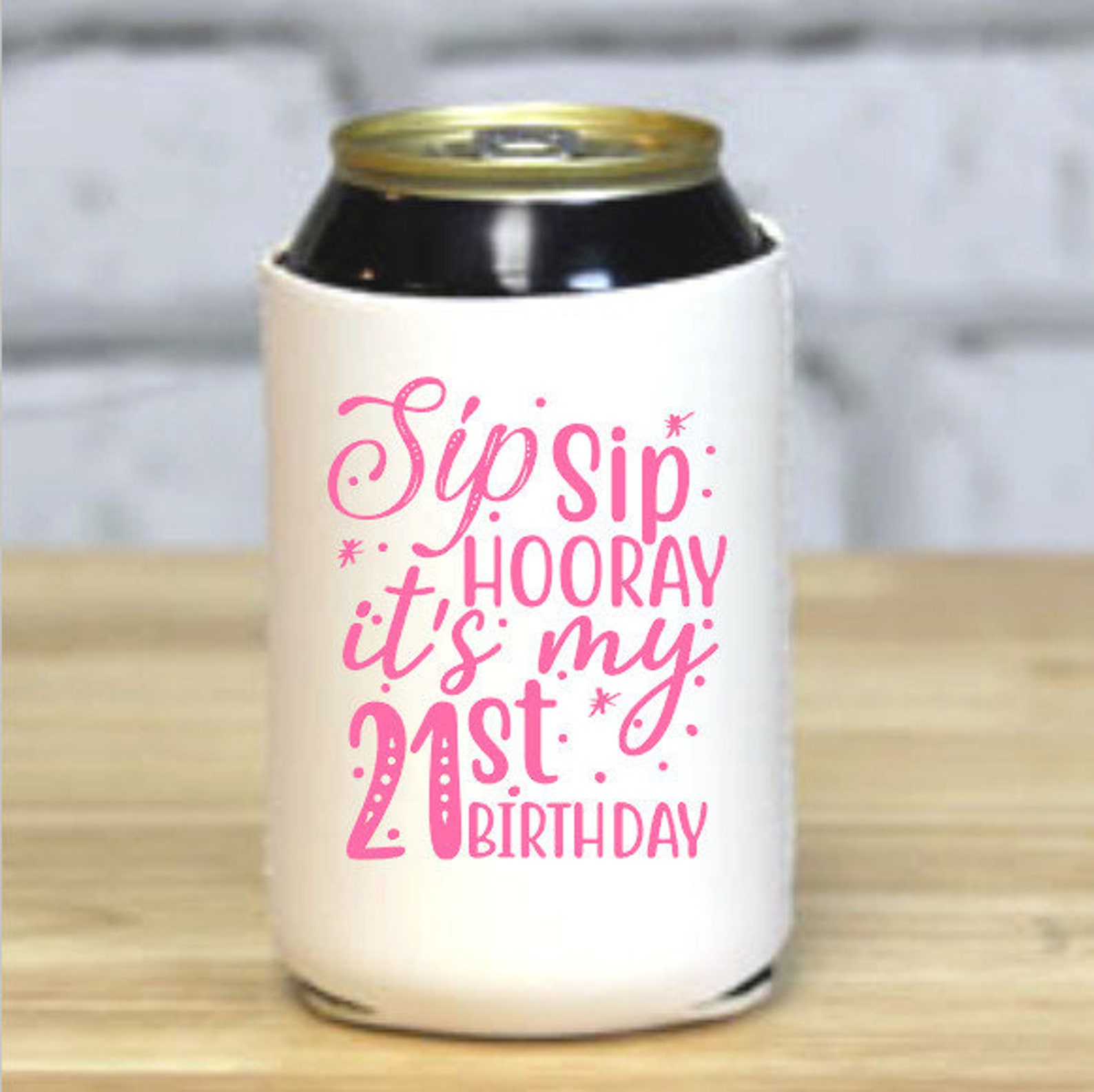 Skinny & Standard Neoprene Can Coolers sip Sip Hooray - Etsy