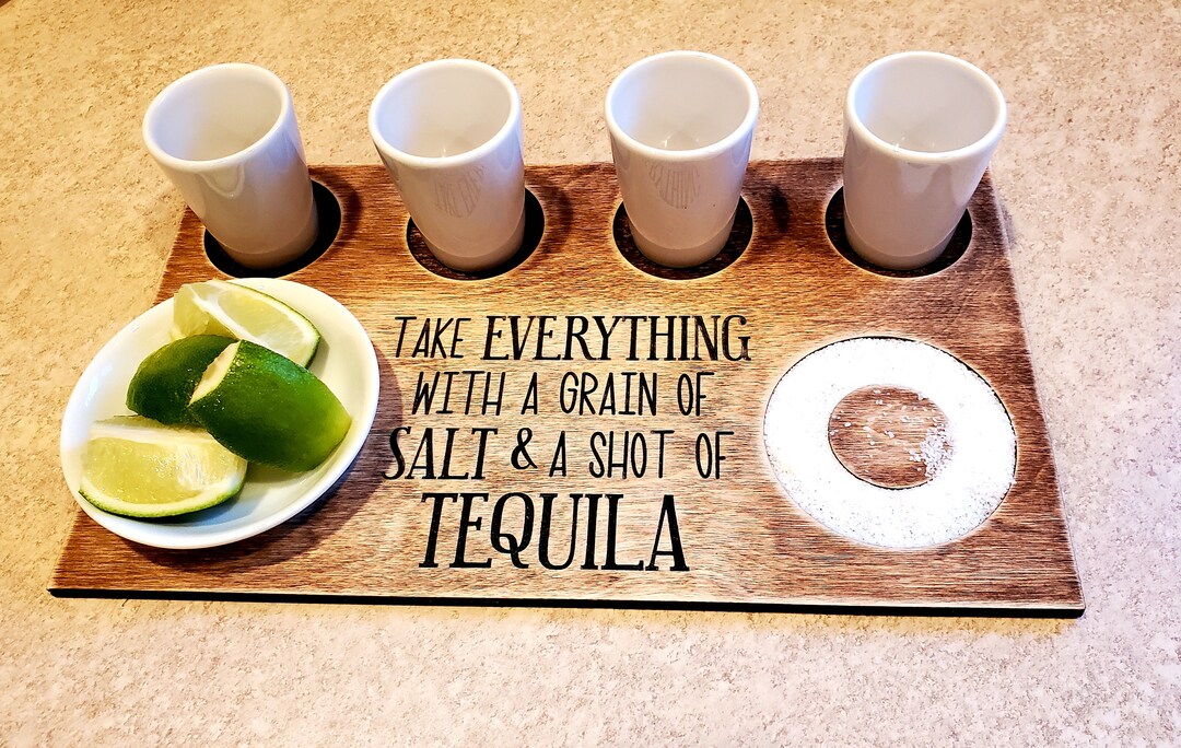 SVG Digital Download Tequila Shot Board - Laser File - Etsy