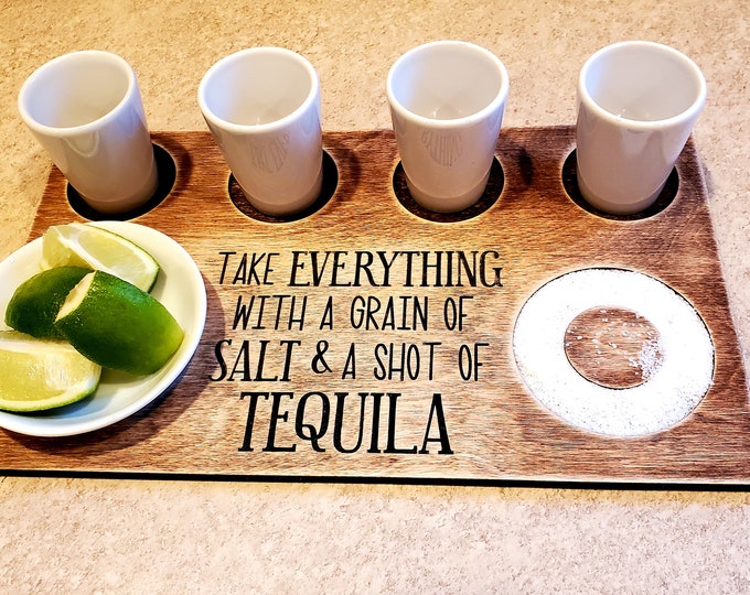 Tequila Shot Board-digital Download-glowforge-laser-svg - Etsy Canada
