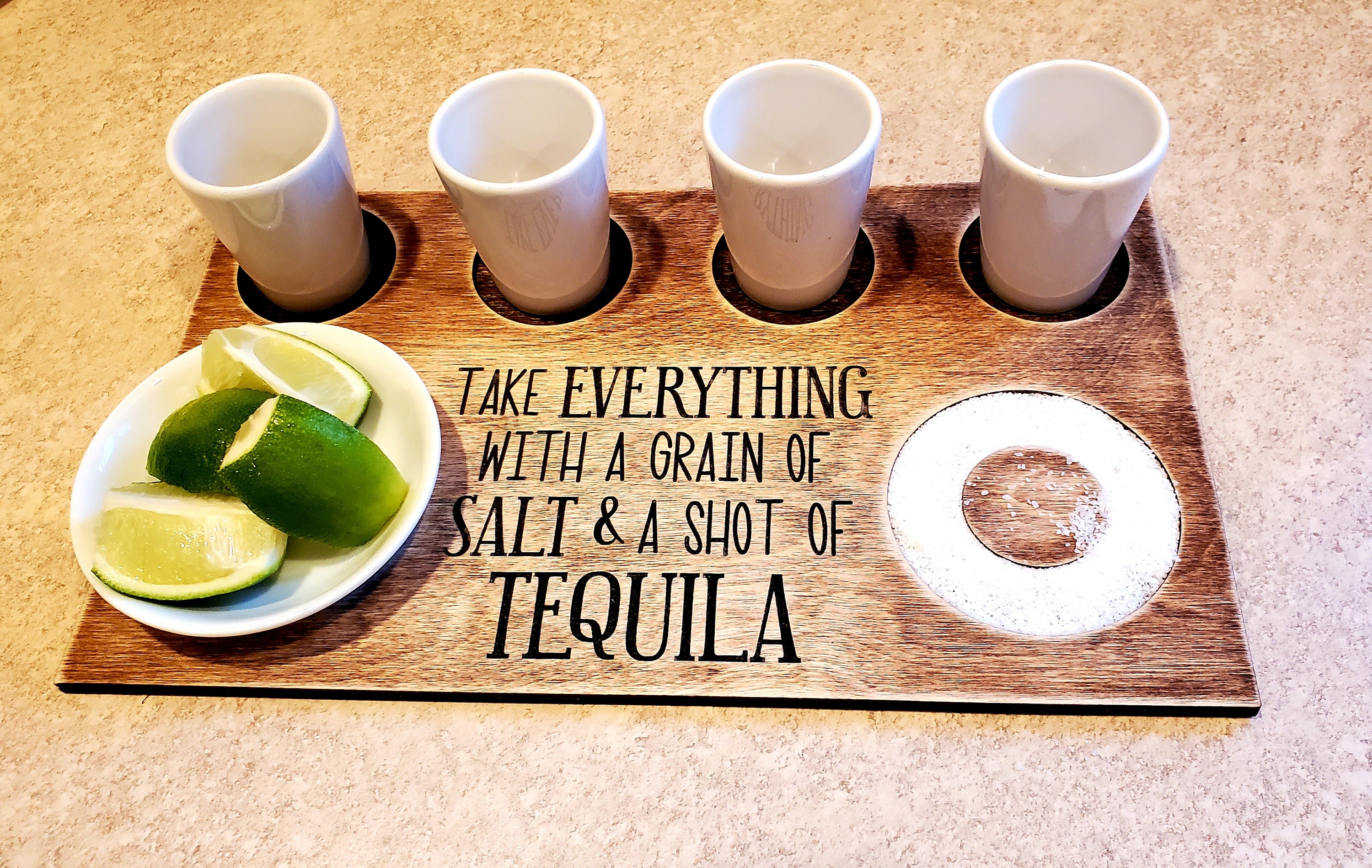 SVG Digital Download Tequila Shot Board - Laser File - Etsy