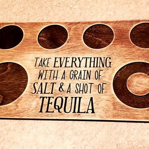 SVG Digital Download Tequila Shot Board - Laser File - Etsy
