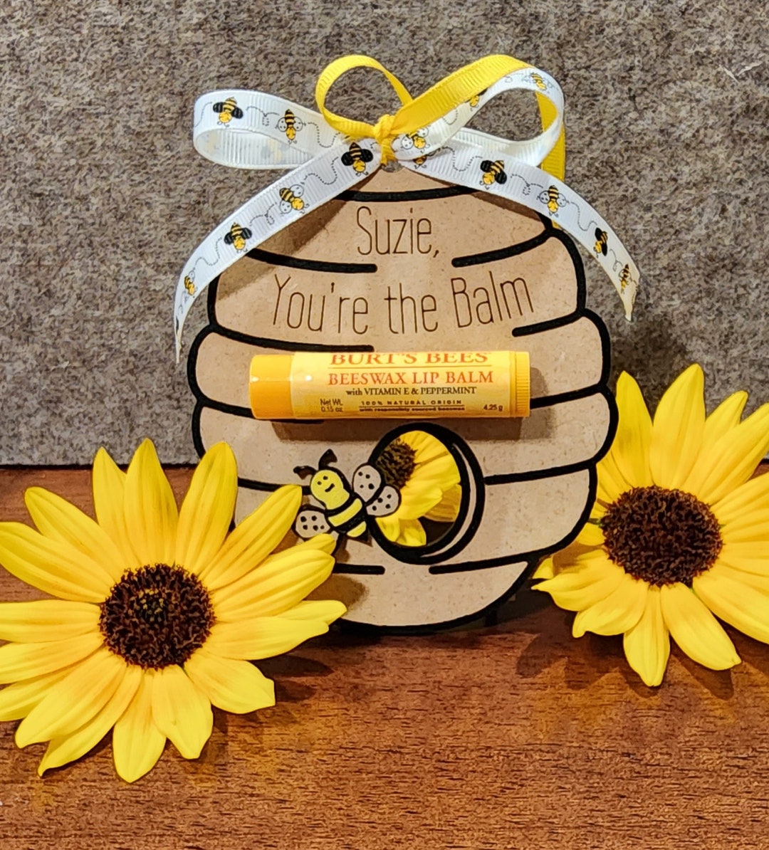 SVG Digital Download "you're the Balm" Beehive Thank You Gift/valentine ...