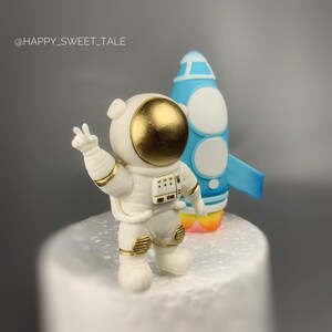 Fondant Astronaut Astronaut Fondant Cake Topper Cake Decorations ...