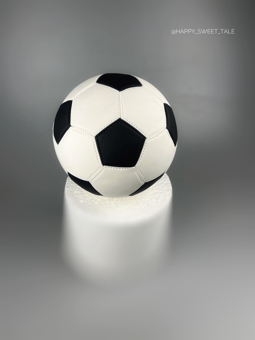 Soccer Ball for Cake, Cake Decoration, Fondant Soccer Ball, Soccer Ball ...