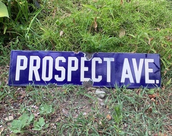 Prospect Street Sign - Etsy