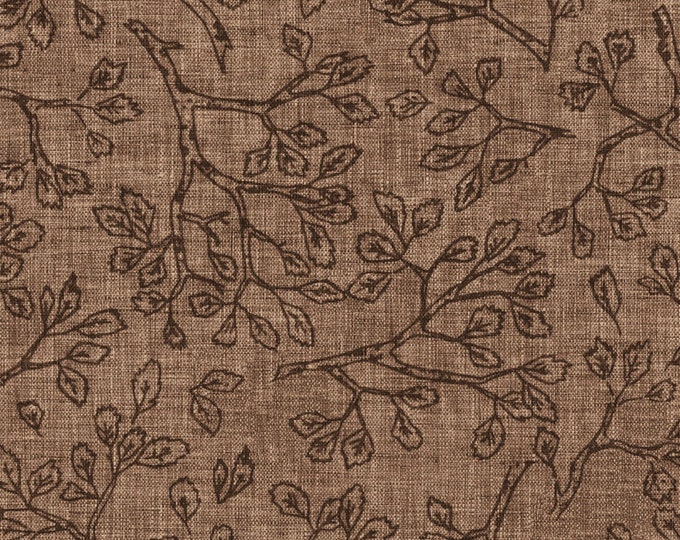 Autumnity, Tree Branches, Twigs, Sprigs With Leaves, Brown, Tonal ...