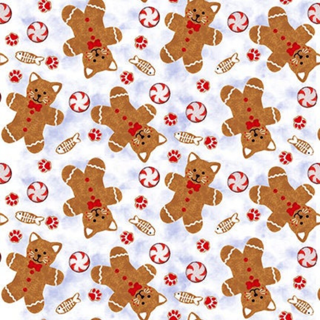 KITTEN CHRISTMAS Gingerbread Cat Cookie Kayomi Harai - Etsy