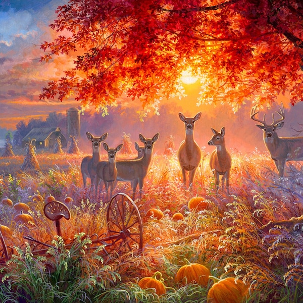 Hunter Orange Fabric - Etsy