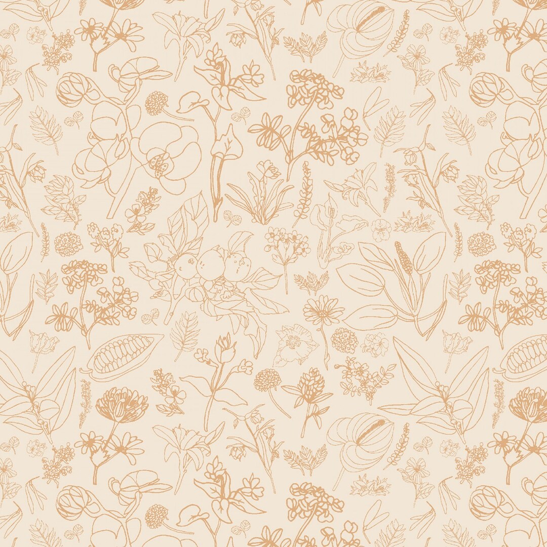 Au Naturel - Field of Flowers - Floral - Tonal - Neutral - P & B ...