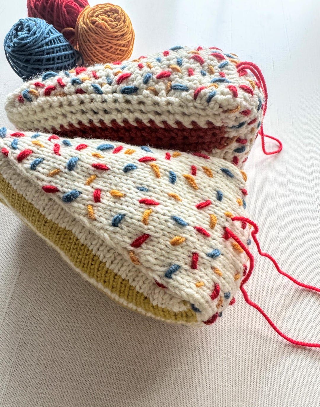 Cake Bag Charm Pattern PDF - Beginner - DIGITAL Knitting Pattern - Etsy