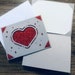 Happy Heart Card Pack of 5 Handmade Cards - Etsy