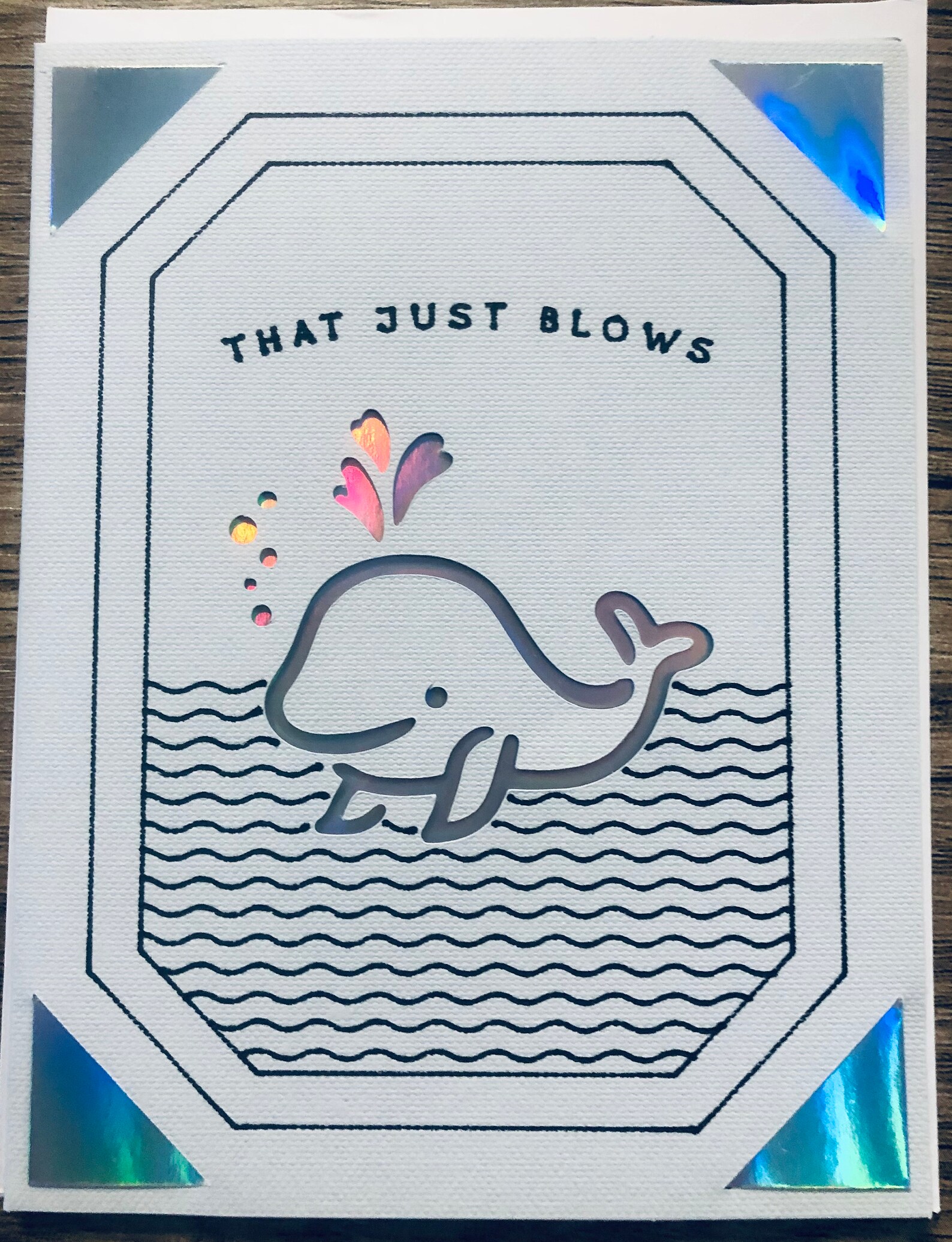 This sucks-Im Sorry Handmade Greeting Cards Pack of 5 | Etsy