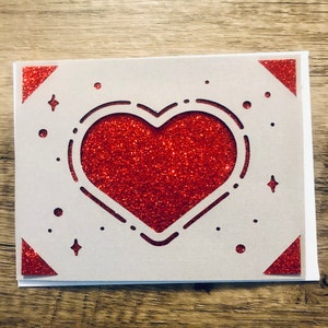 Happy Heart Card Pack of 5 Handmade Cards - Etsy