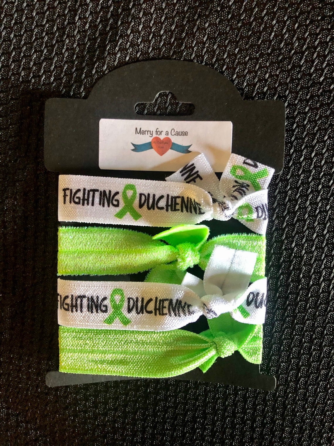 Muscular Dystrophy Awareness Hair Ties-Fighting Duchenne | Etsy