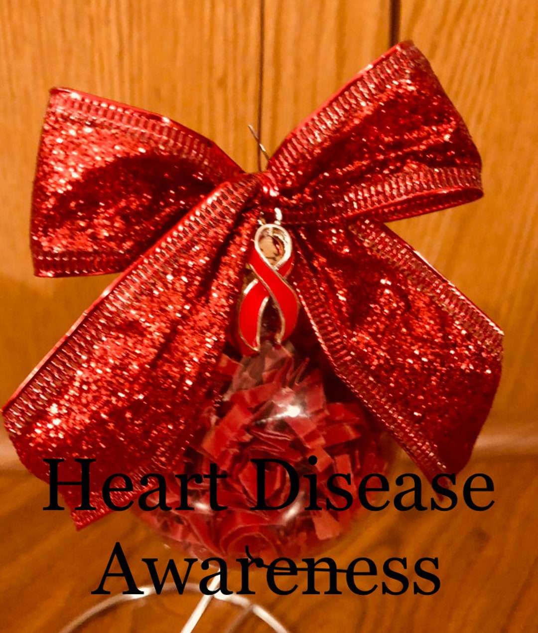 Heart Disease Awareness Ornament - Etsy