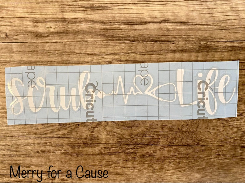 Scrub Life Vinyl Decal - Etsy