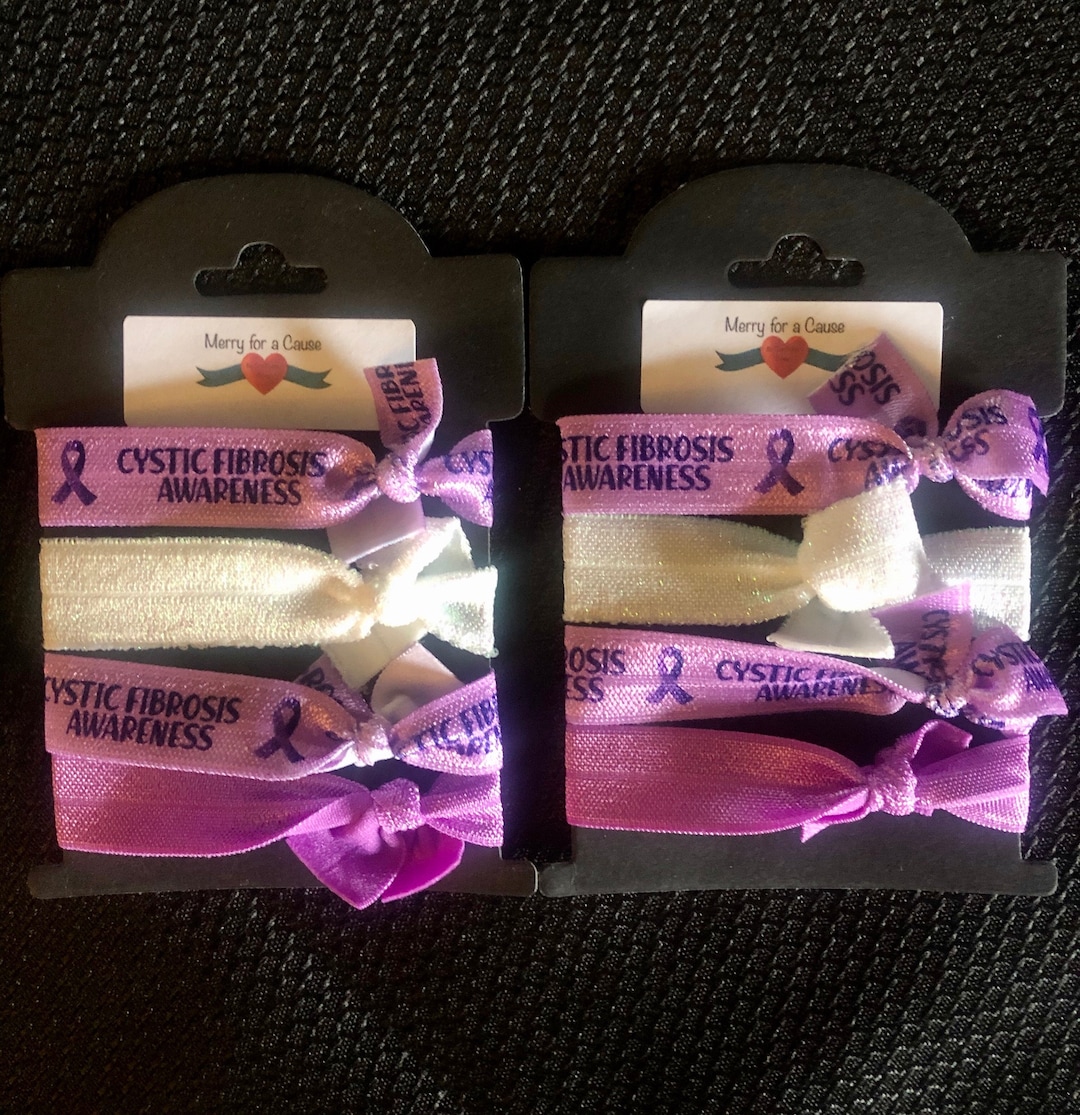Cystic Fibrosis Awareness Hair Ties - Etsy