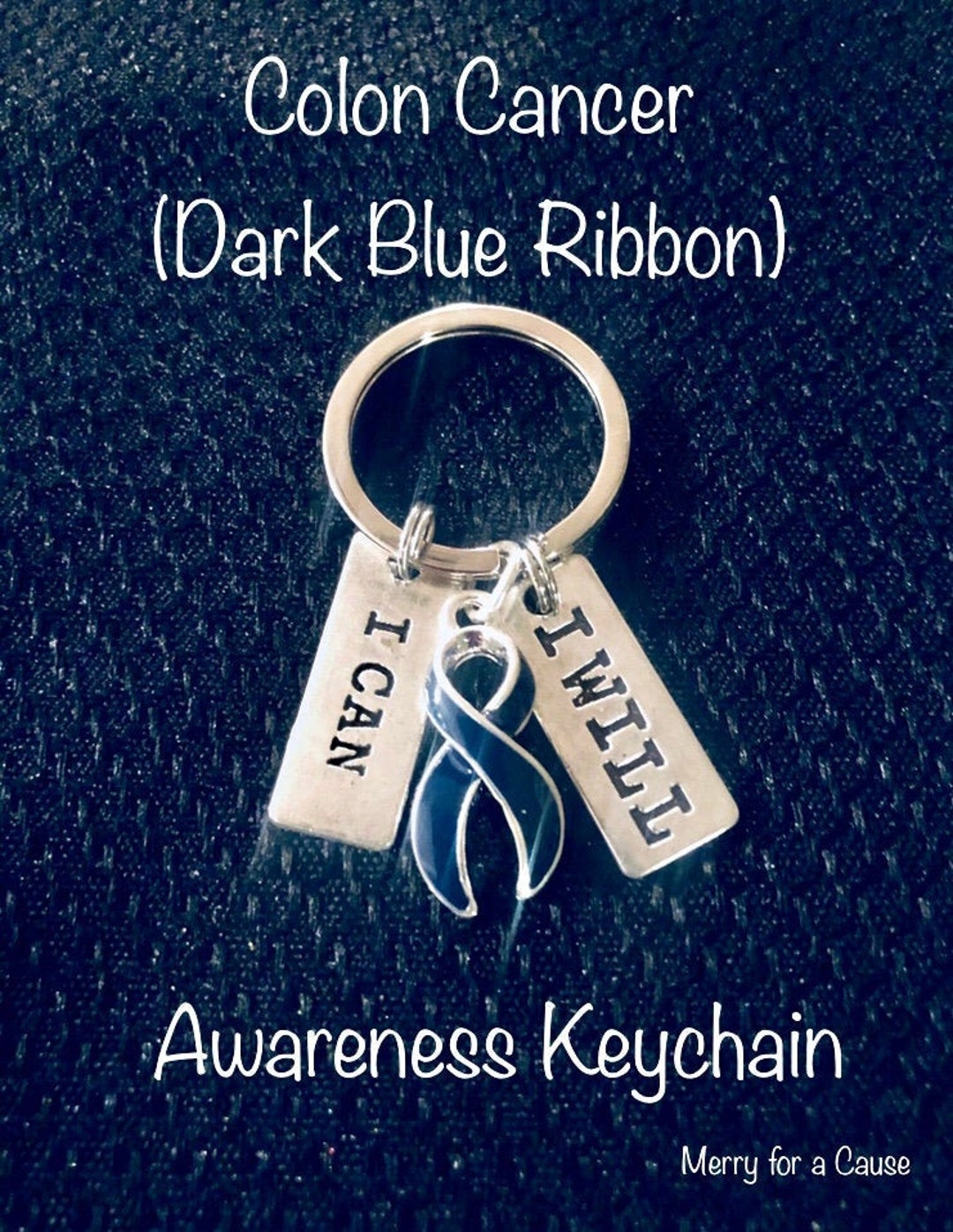 Colon Cancer Awareness Keychain - Etsy
