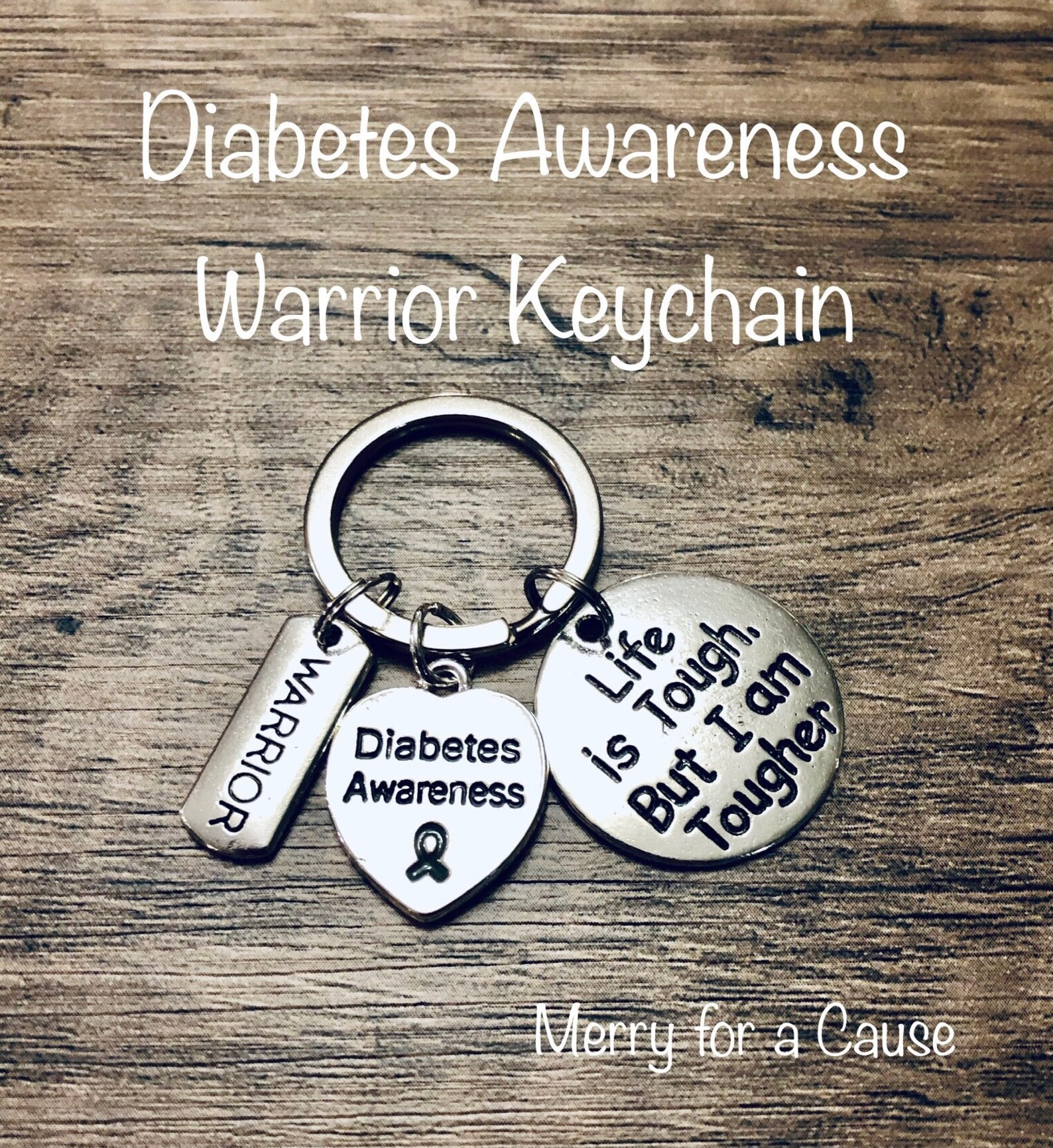 Diabetes Awareness Warrior Keychain - Etsy