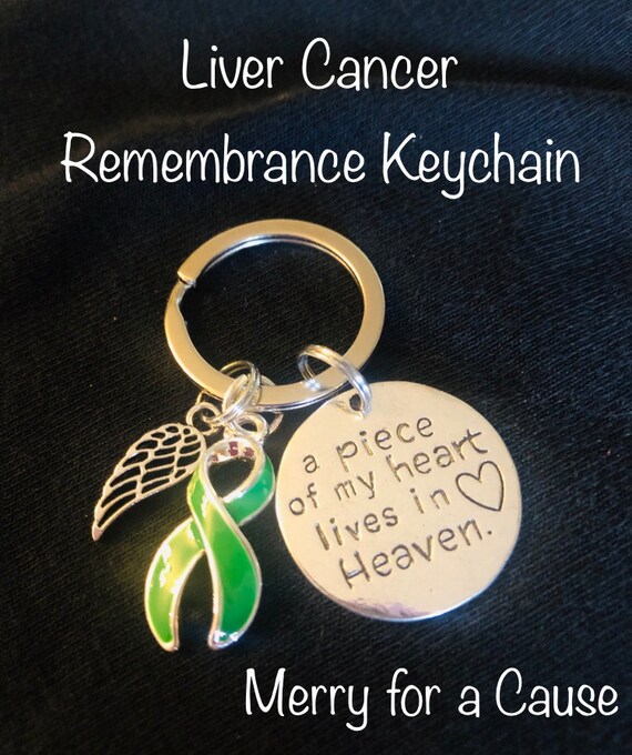 Liver Cancer Remembrance Keychain | Etsy