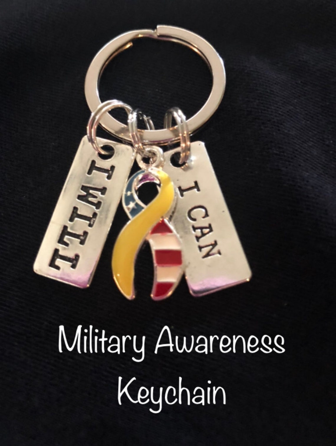 Military Awareness Keychain - Etsy