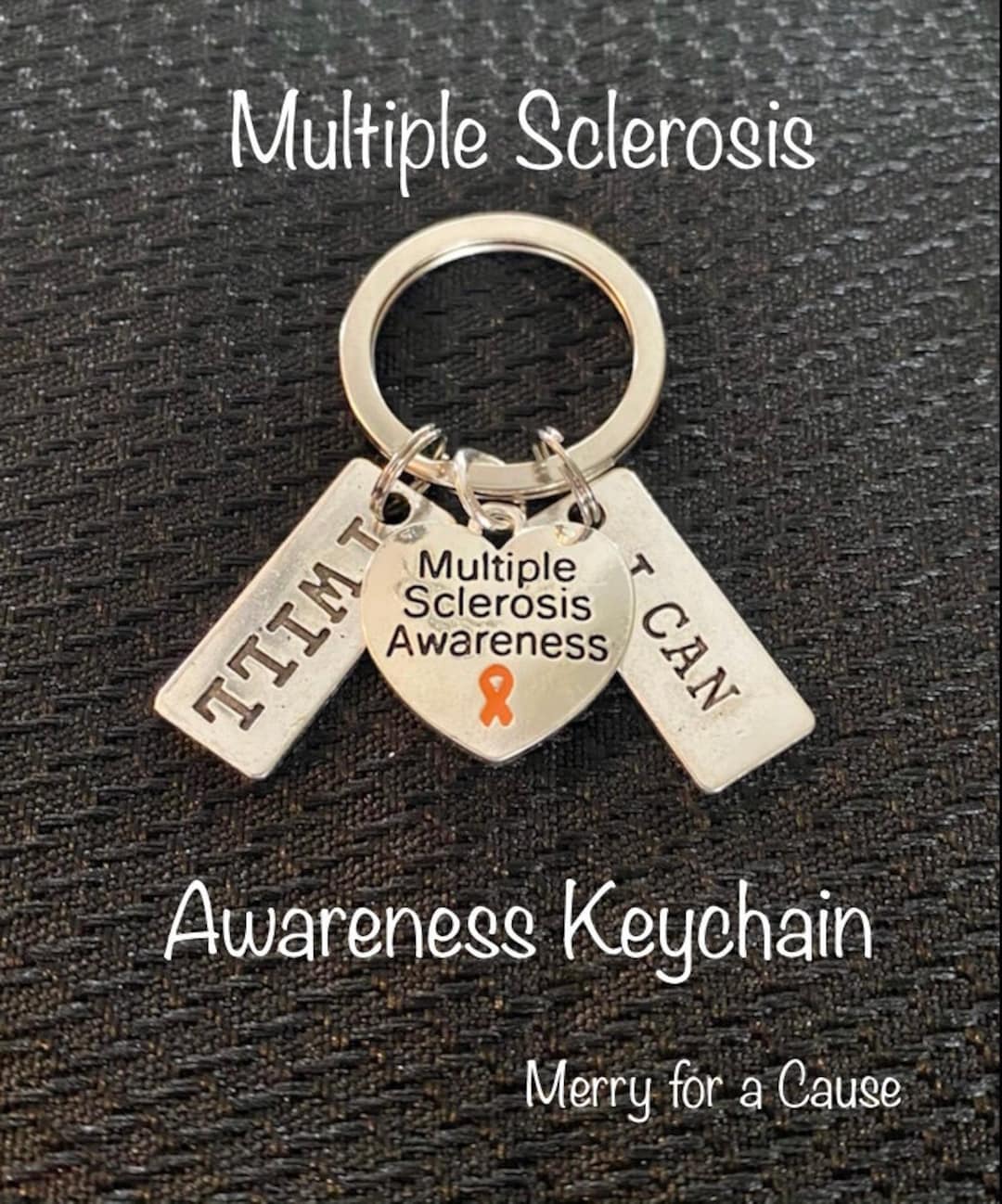 Multiple Sclerosis Awareness Keychain - Etsy