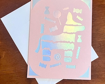 Fiesta Bird Greeting Card: Celebratory Card, Piñata Card, Housewarming ...