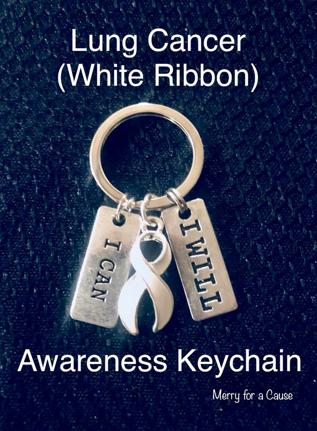 Lung Cancer Awareness Keychain - Etsy