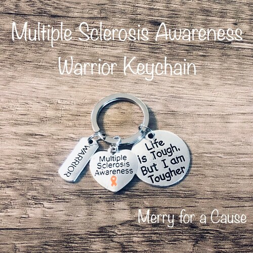 Multiple Sclerosis Awareness Keychain - Etsy