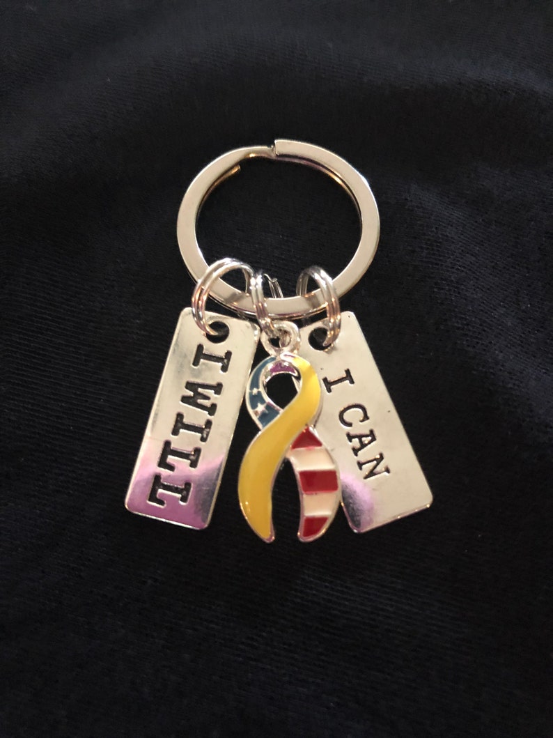 Military Awareness Keychain - Etsy