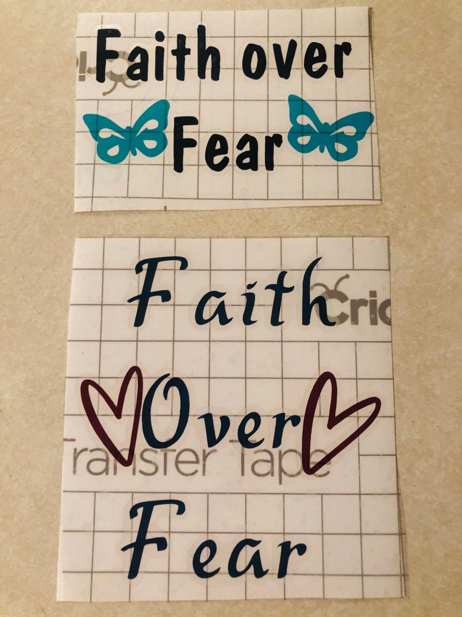 Faith Over Fear Vinyl Decal - Etsy