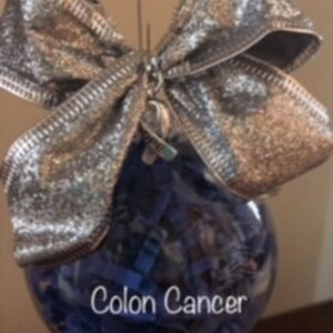 Colon Cancer Awareness Christmas Ornament - Etsy