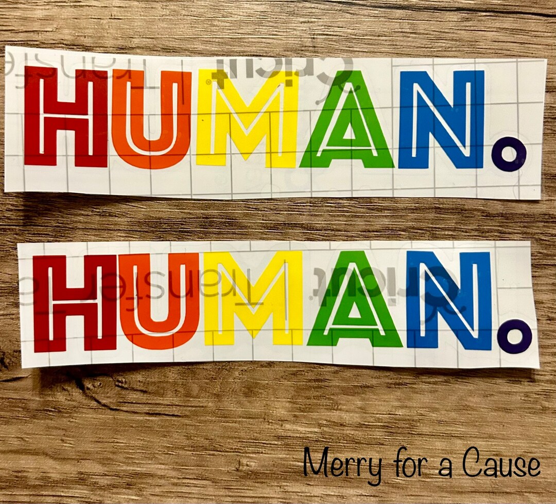 Pride Human Awareness Vinyl Decal - Etsy