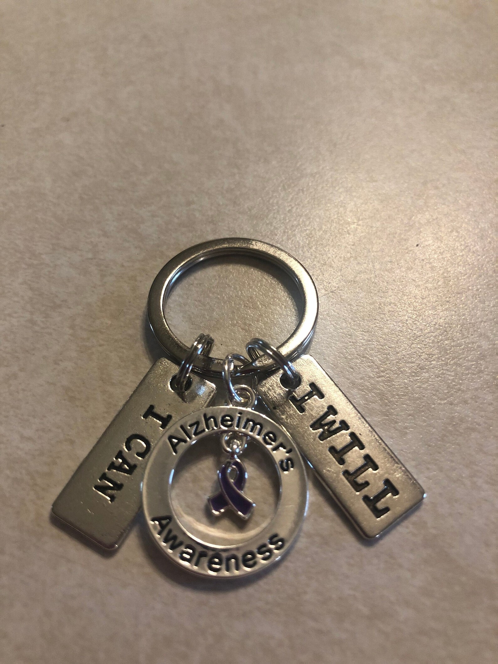 Alzheimers Awareness Keychain | Etsy